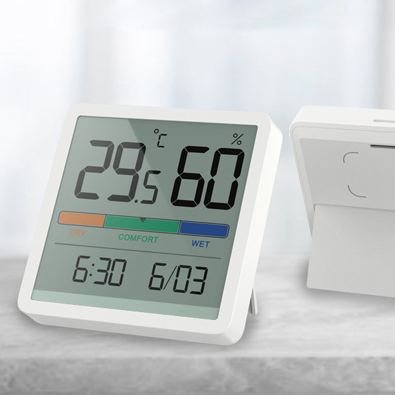 Indoor 3-in-1 Thermometer Hygrometer Clock – goodquai